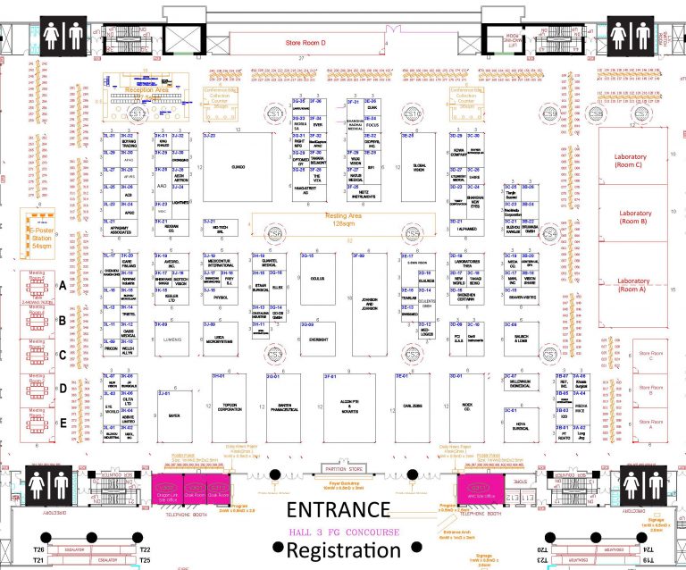 Exhibition Floor Plan – APAO 2018